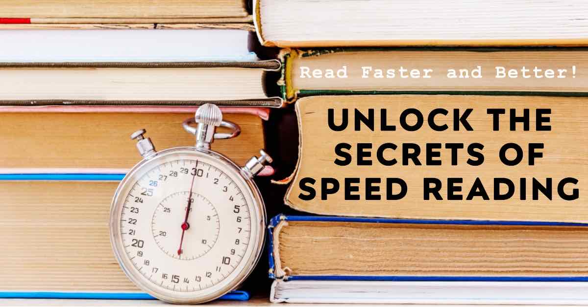 Speed Reading How To Read Faster Tips And Techniques