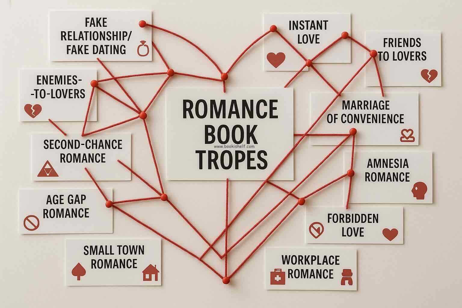 Romance Book Tropes: 18 Irresistible Patterns making hearts flutter